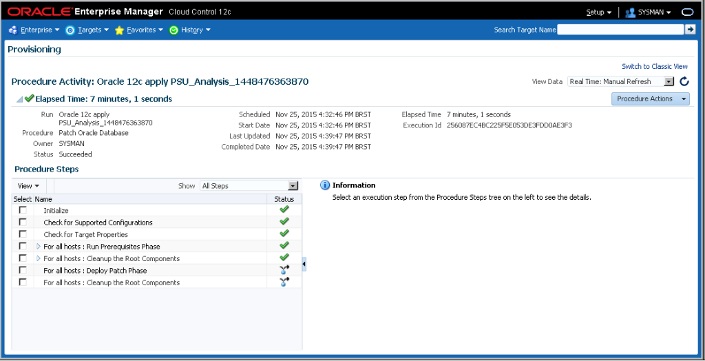 How To Apply Psu In Multiple Oracle Databases Simultaneously Using The Enterprise Manager 12c