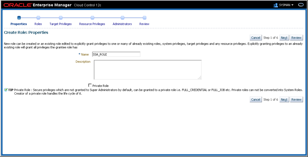 Creating ROLE for DBaaS in Oracle Enterprise Manager Cloud - DBA ... Creating ROLE for DBaaS in Oracle Enterprise Manager Cloud - DBA ...