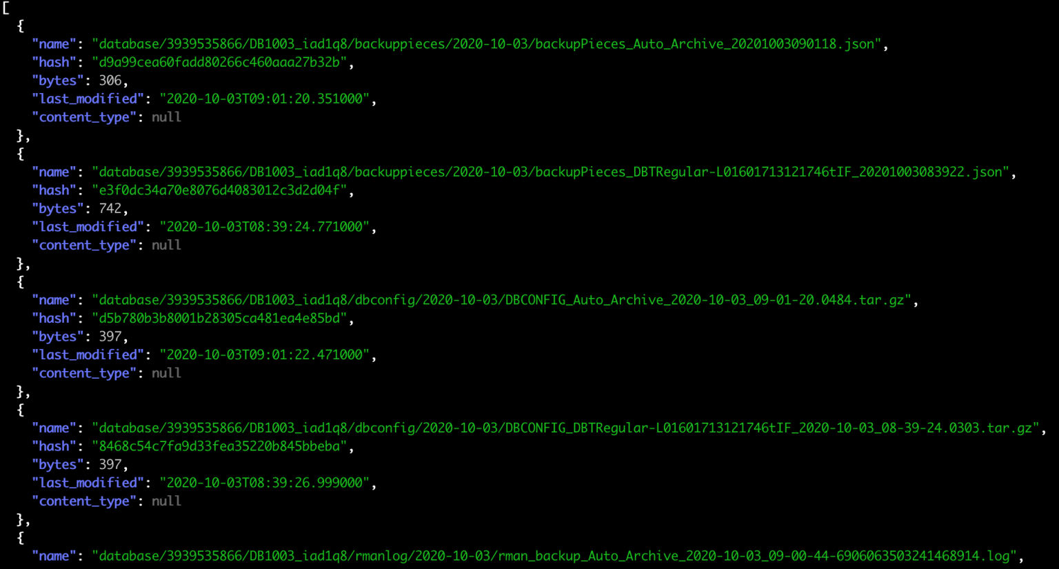How To Access Internal Oci Dbaas Backup Object Storage Bucket Dba Rodrigo Jorge Oracle